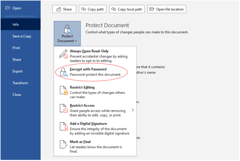 How To Password Protect Documents - Akita